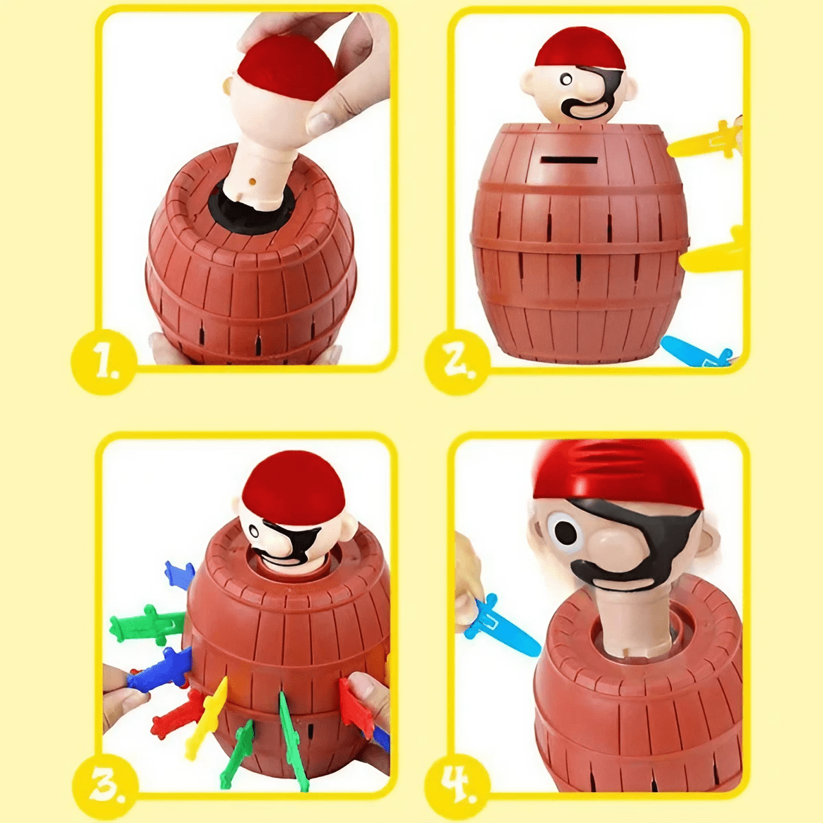 Jogo Espeta Pirata Braskit - Festa Prática Brinquedos